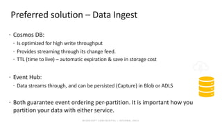 Cosmos DB Real-time Advanced Analytics Workshop | PPT