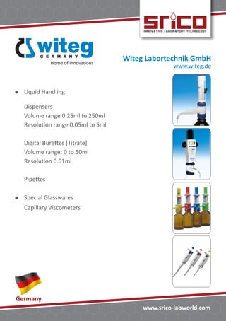 Srico Product Profile | PDF