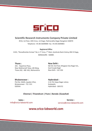 Srico Product Profile | PDF