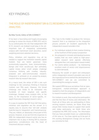 Sri Connect Extel Sri Manager Survey | PDF