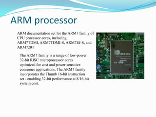 DESIGN OF INTELLIGENT MOBILE VEHICLE CHECKING SYSTEM BASED ON ARM 7 | PPTX