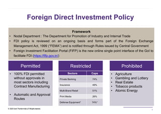 Foreign Direct Investment Policy & Strategies | PPT