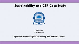 renawable source energy sustainablity and CSR case study | PDF