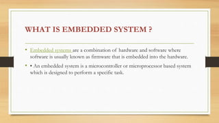EMBEDDED SYSTEMS | PPTX