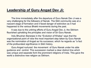 Sri Guru Angad Dev Ji, 2nd Sikh Guru Ji. | PDF