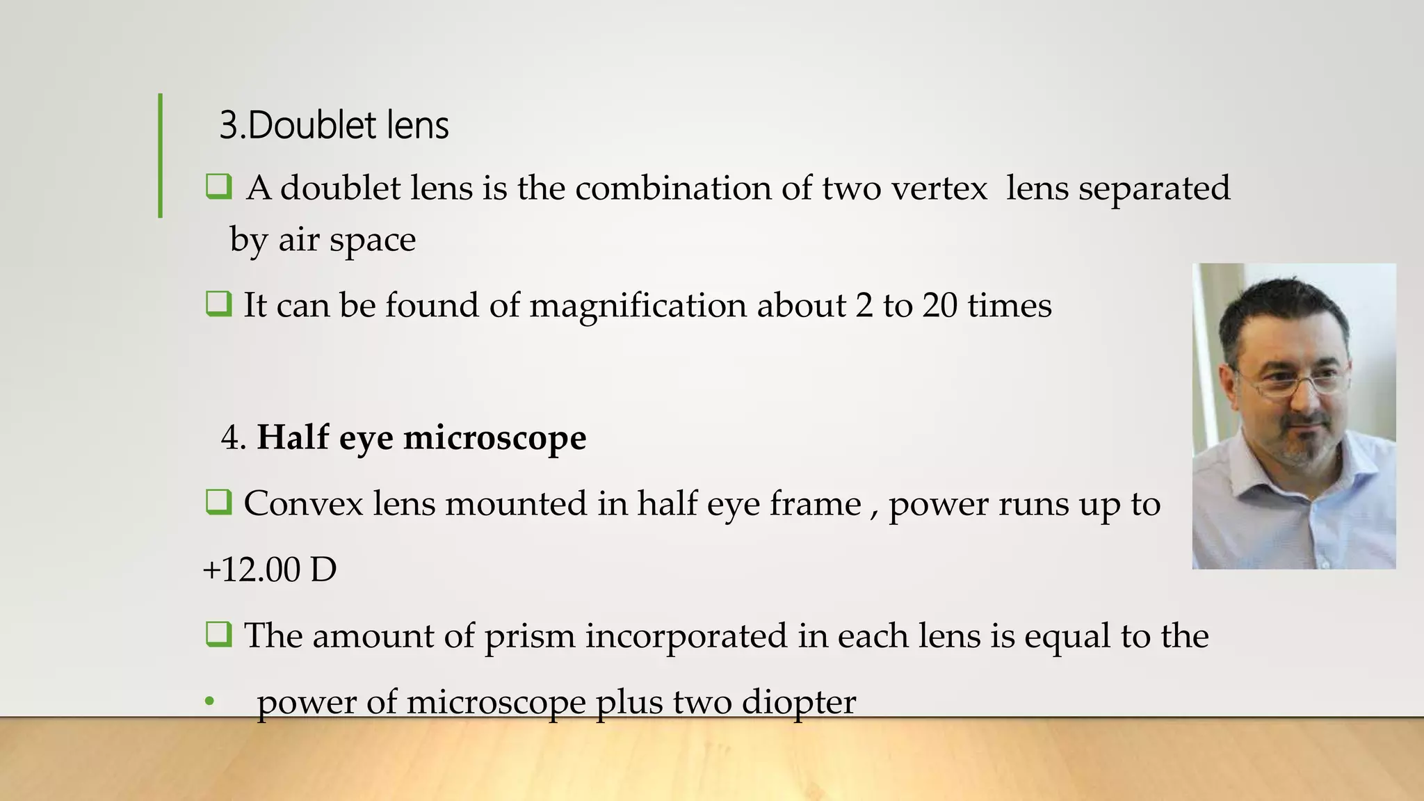 optical assistive devices for vision impairement in near | PPT