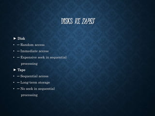 secondary storage devices | PPTX