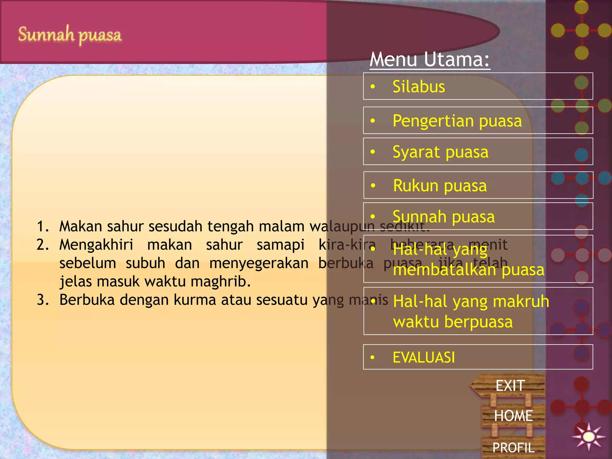 PPT tentang PUASA | PPTX