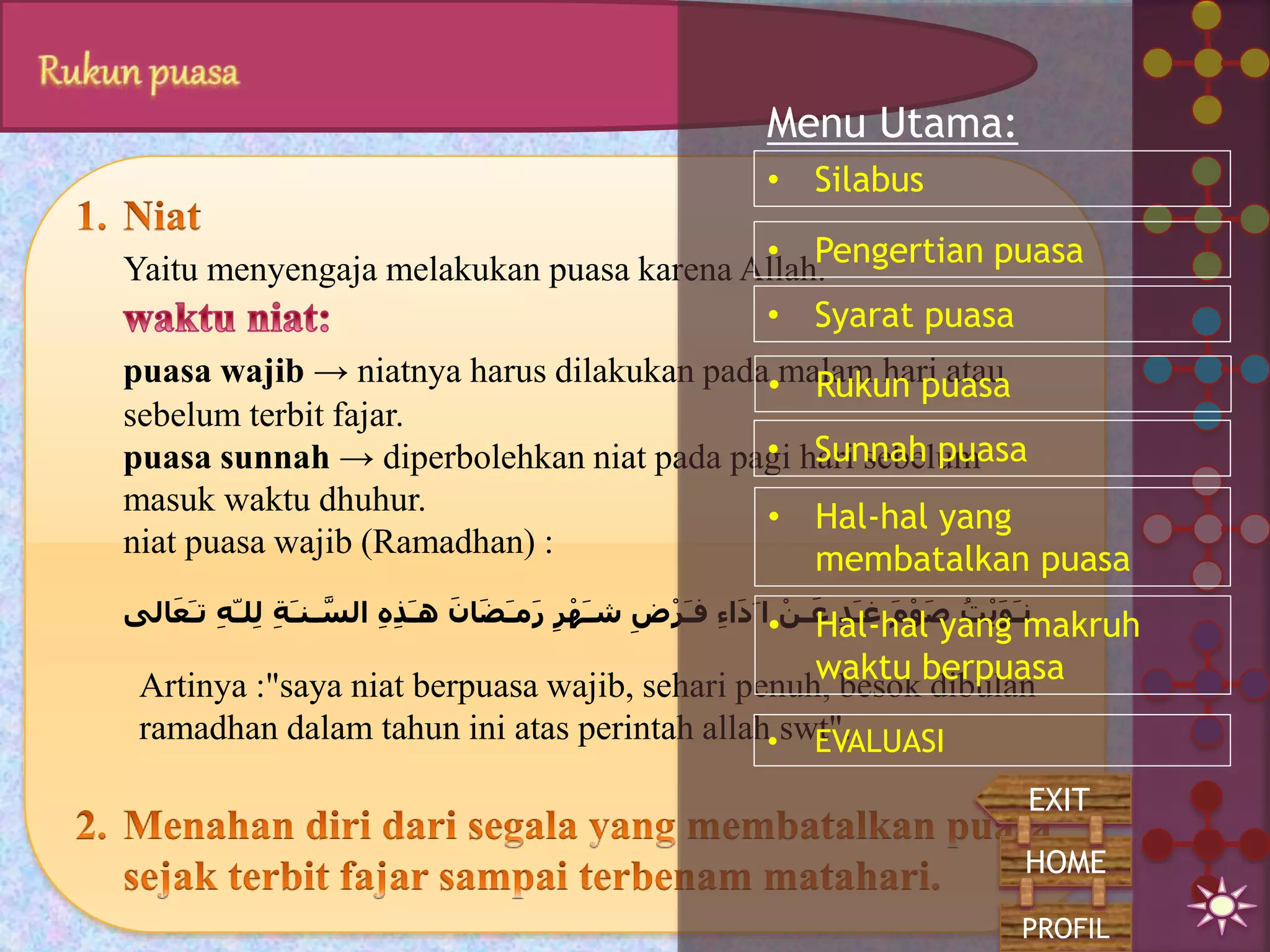 PPT tentang PUASA | PPTX
