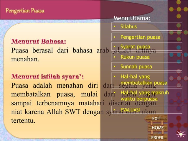 PPT tentang PUASA | PPTX