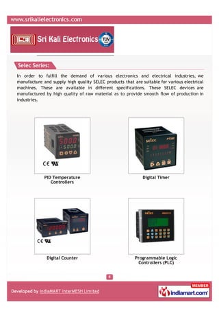 Sri Kali Electronics, Chennai, Electronic Products | PDF