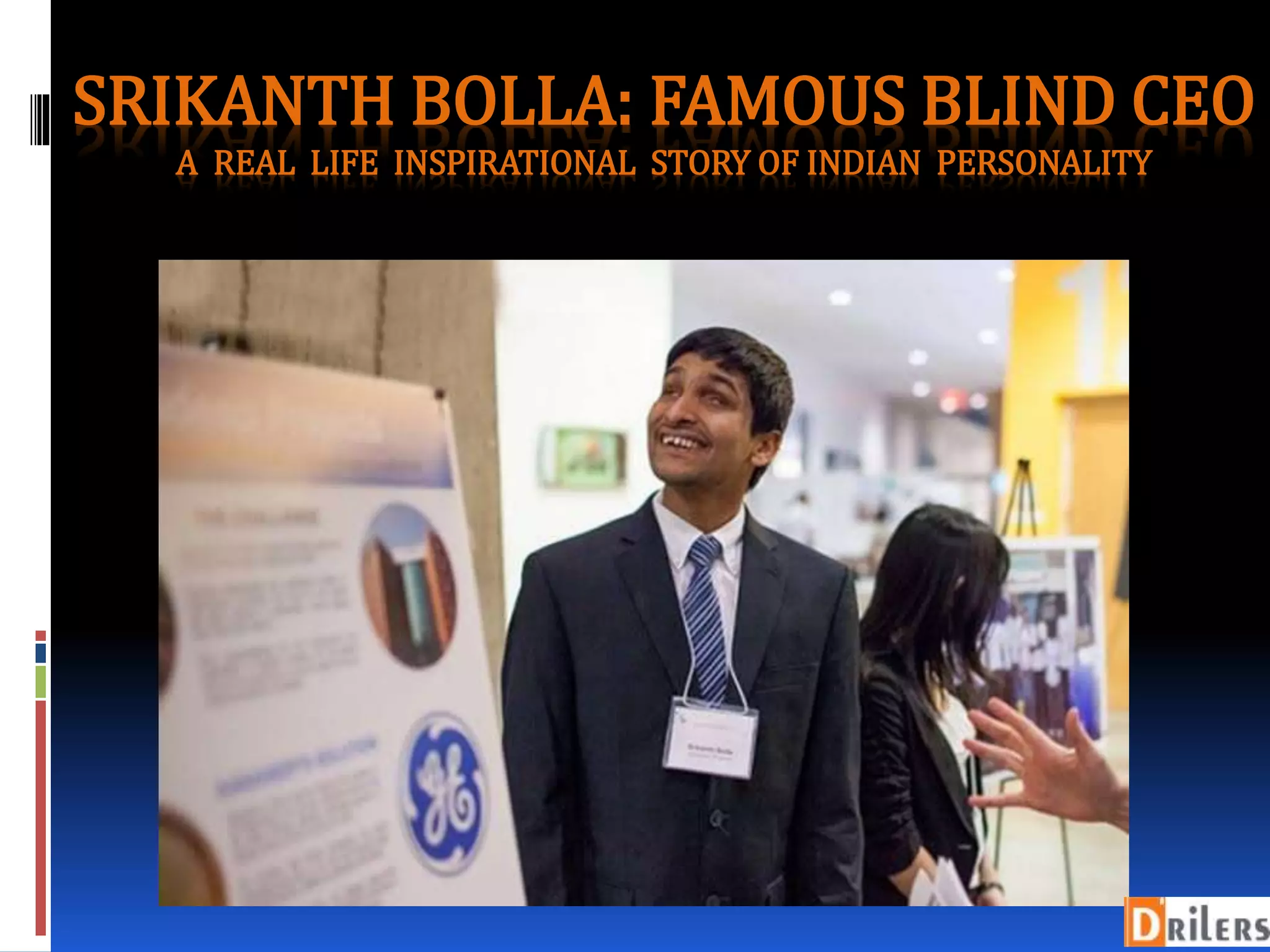 Srikanth bolla: Rejected by IIT still Shrikanth Bolla is CEO of a Rs 50 ...