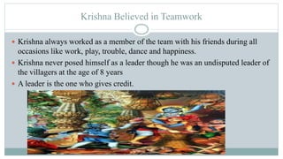 Sri krishna as leader | PPTX