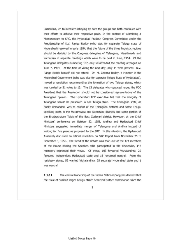 Srikrishna committe report | PDF