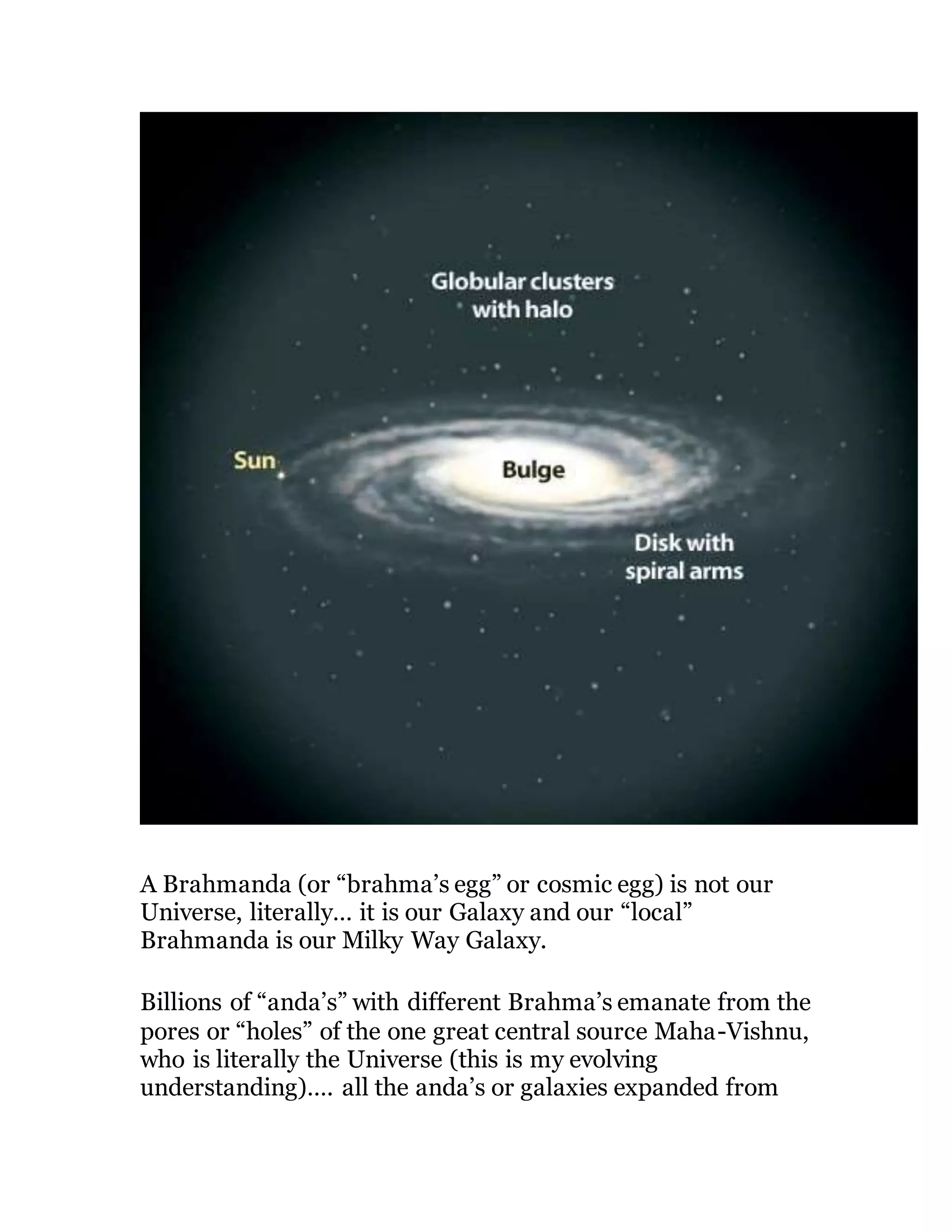 Sri krishna’s milky way galaxy. | DOCX