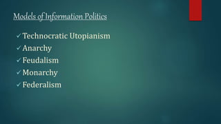 Politics Of Information | PPTX