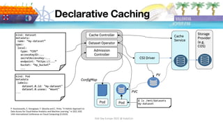Datashim - a framework for declarative management of datasets on ...