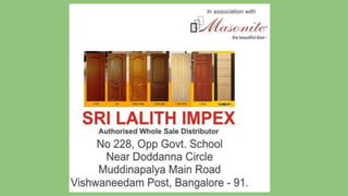 Sri lalith impex bangalore | PPTX