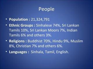 About Sri lanka | PPT