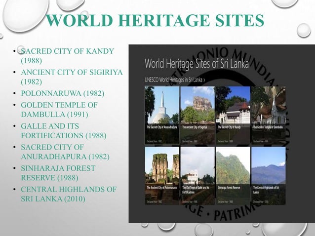 Tourism in srilanka | PPTX