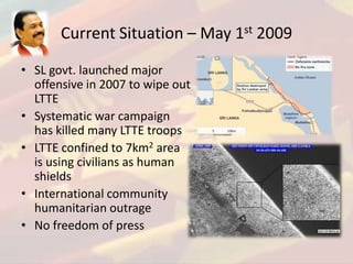 Negociation Techniques: Sri Lankan Government vs LTTE Analysis (MBA) | PPTX