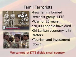 Negociation Techniques: Sri Lankan Government vs LTTE Analysis (MBA) | PPTX