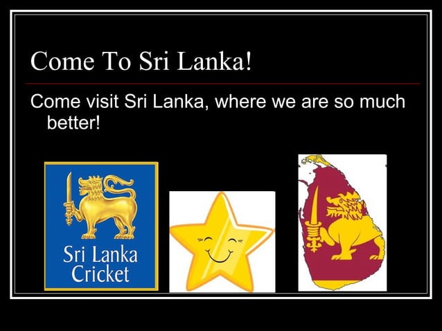 Sri lanka power point | PPT
