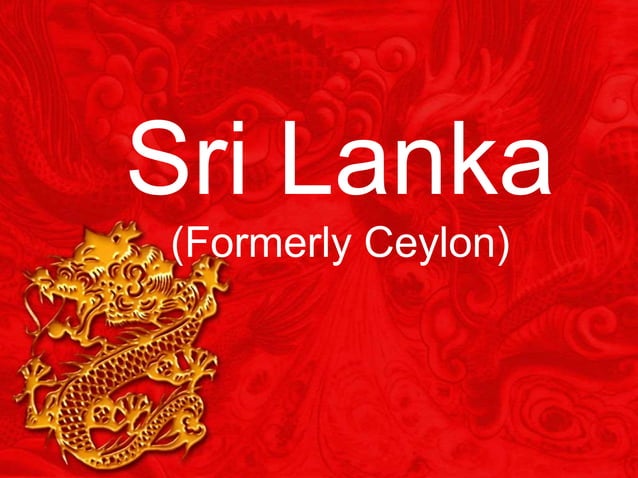 Sri Lanka Presentation | PPT | Asia Travel | Travel Locations