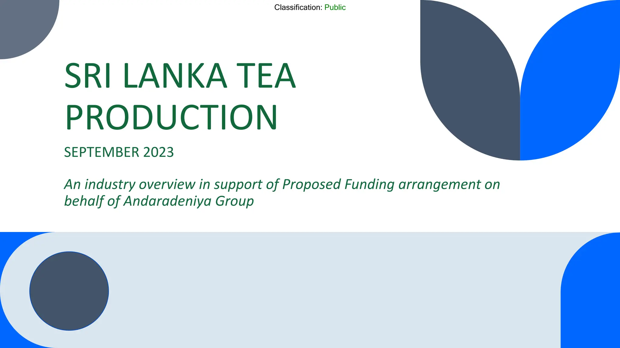 Sri Lankan Tea Market and its current trends | PPTX