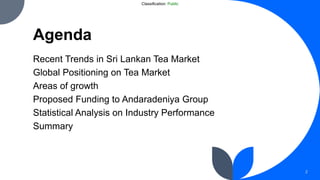 Sri Lankan Tea Market and its current trends | PPTX