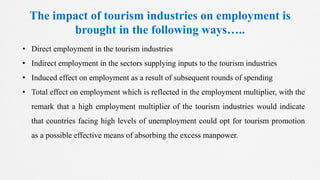 Sri lanka tourism employment in the context of global tourism (regional ...