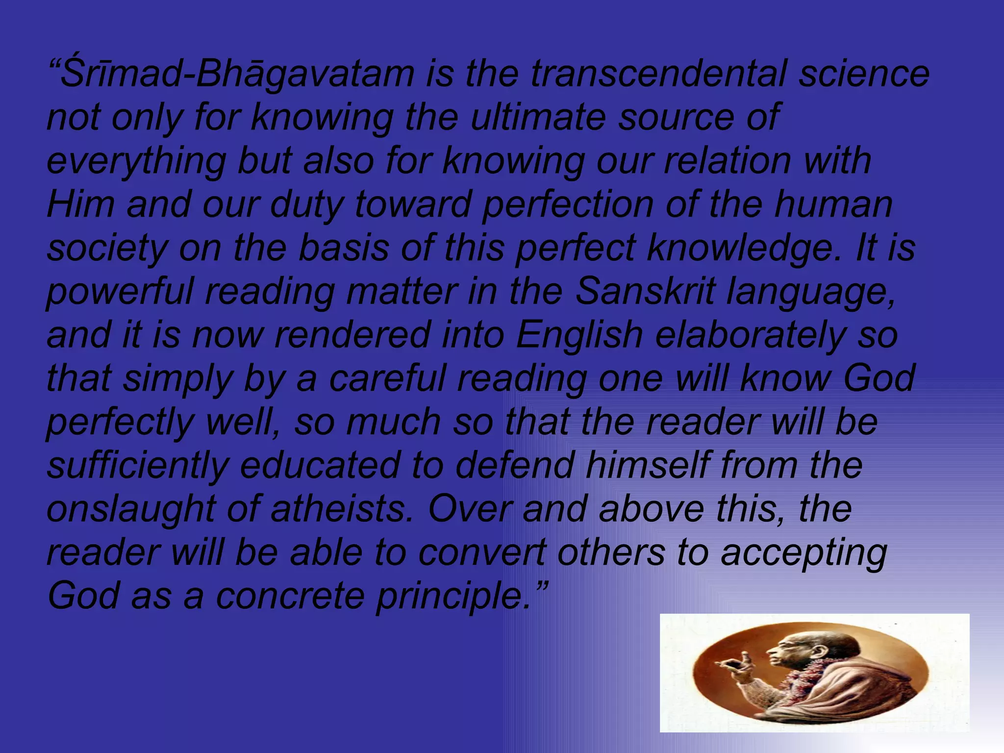 Introduction to Srimad Bhagavatam | PPT