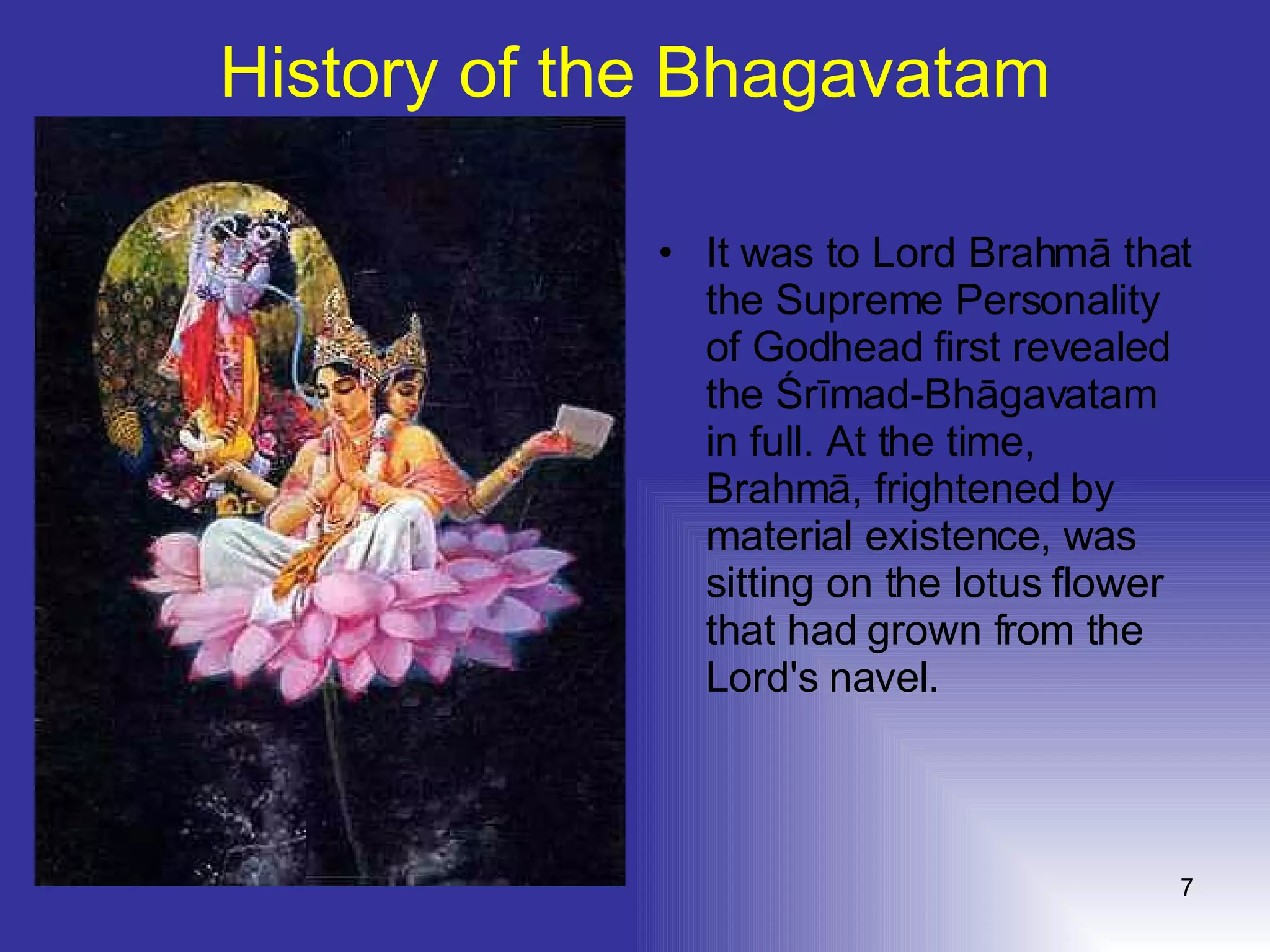 Introduction to Srimad Bhagavatam | PPT