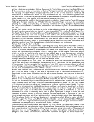 Srimad bhagavata mahatmyam | PDF