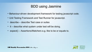 Sri monthly presentation 2016 | PPT