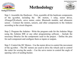 seeding robot using Arduino for agriculture- BE.ppt