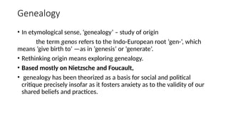 Epistemology, Genealogy and worldmaking Srinivasan.pptx