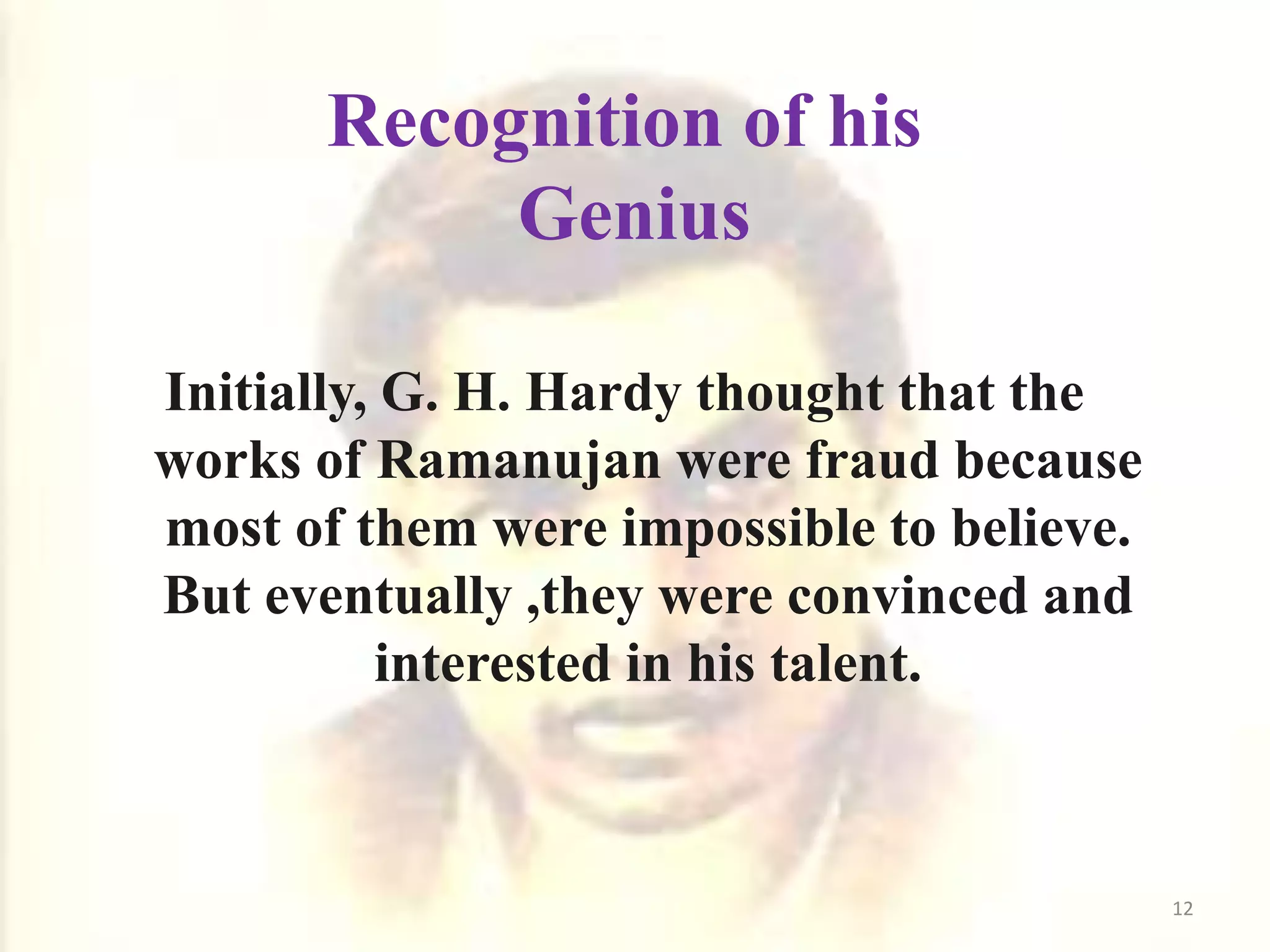 Srinivasa ramanujam | PPTX