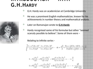 srinivasaramanujan a rare Gem of mathematics.pptx