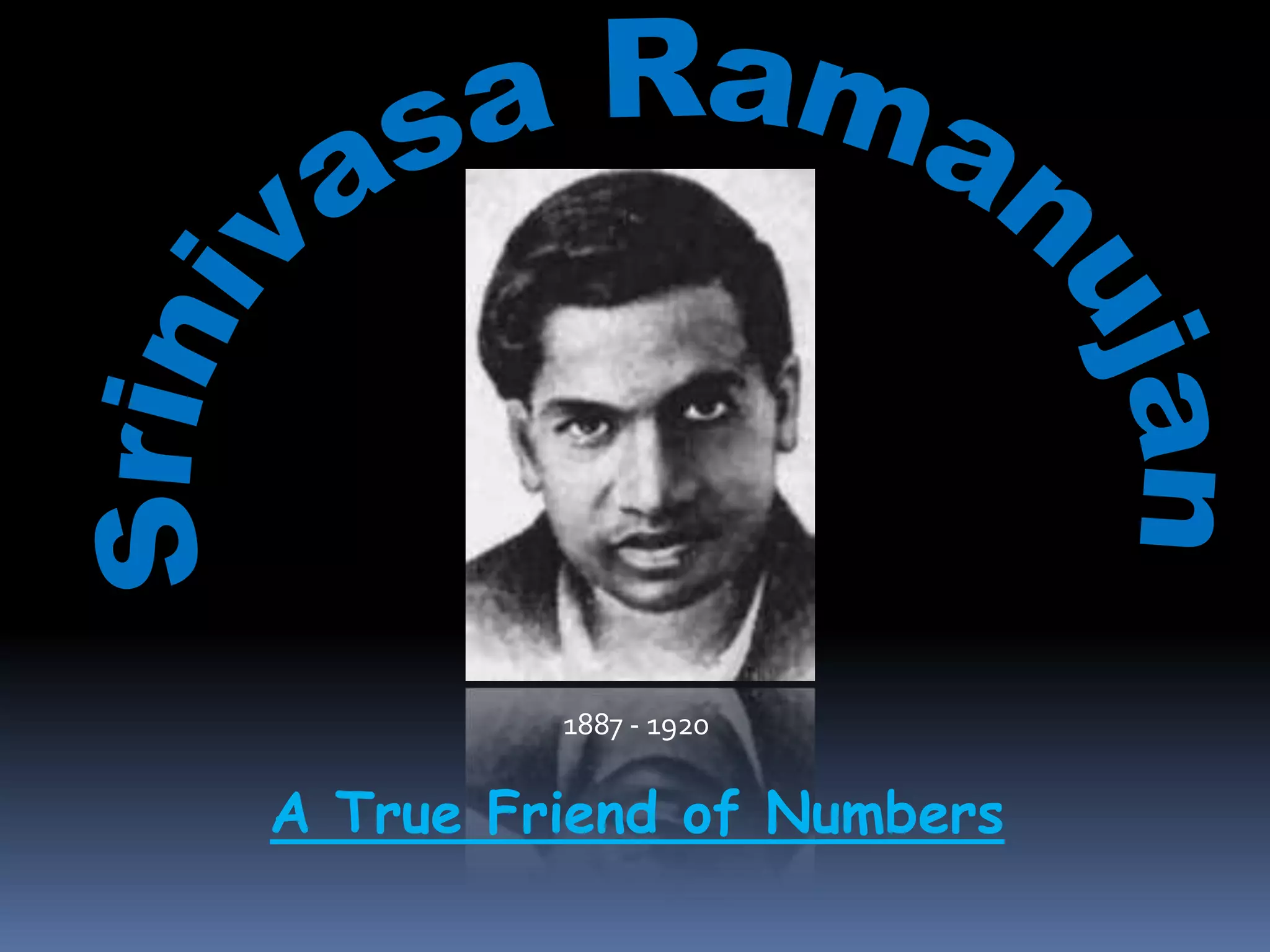 Srinivasa ramanujan.ppt