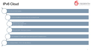 ION Mumbai - Srinivas Gudipudi: IPv6 - A Transformation Journey | PDF