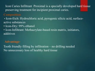 srin new point.pptx about icon caries detector infiltrant dye | PPT