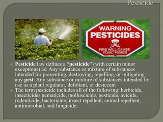 PESTICIDES | PPTX
