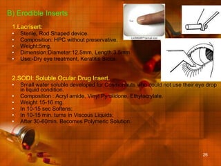 ocular drug delivery | PPT