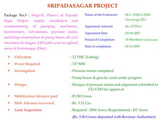 Sripadasagar project | PPT