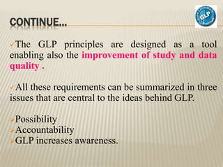 GLP - Good Laboratory Practices | PPTX