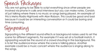 Sriptwriting For Radio | PPT