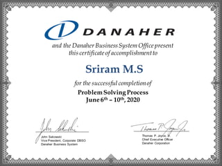 Sriram psp certificate template (004) | PDF | Business | Business and ...