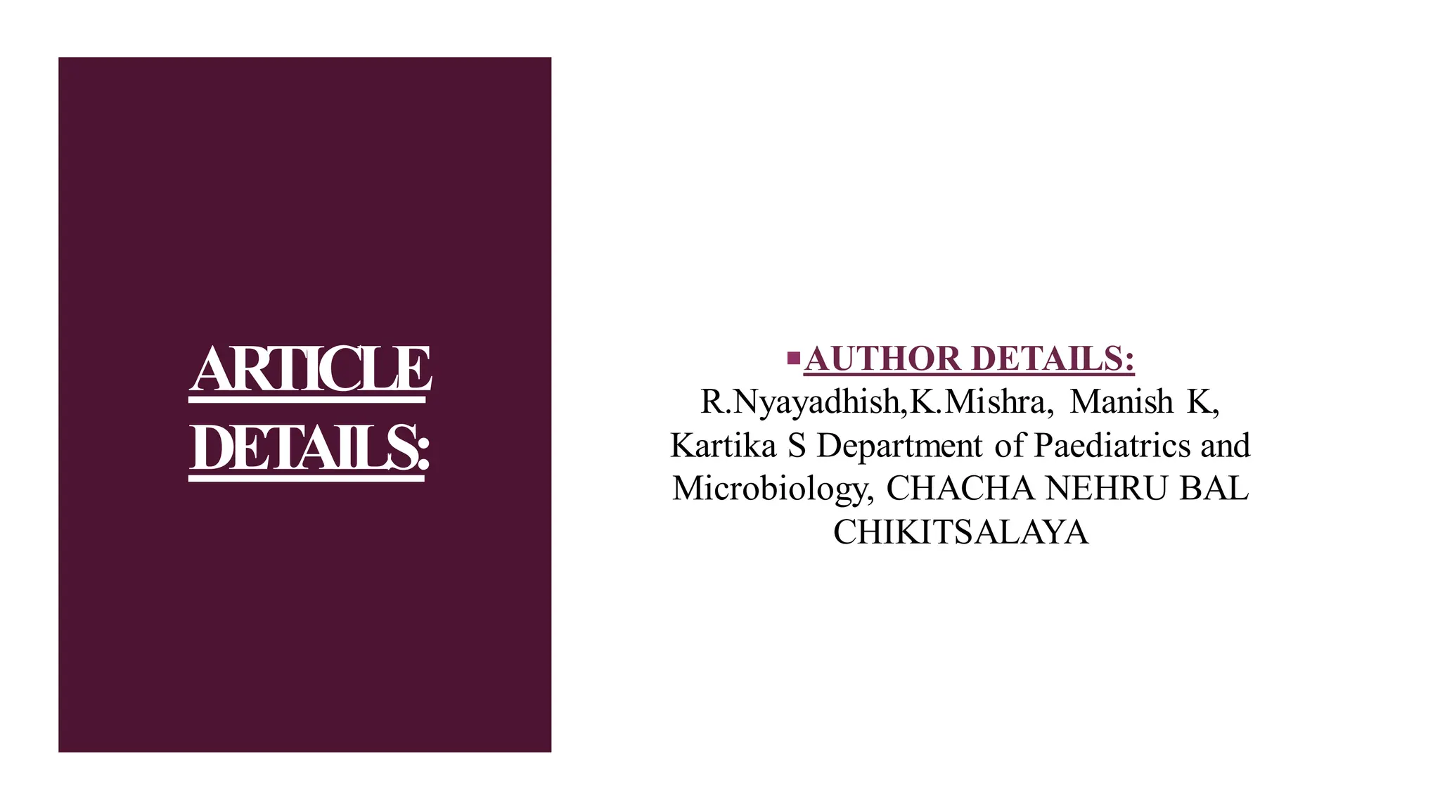 IDENTIFICATION OF PROBABLE URINARY TRACT INFECTIONINCHILDRENUSING LOW ...