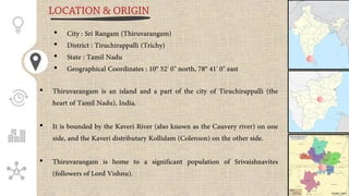 Sri Rangam |World's Largest Functioning Temple |Dravidian Architectural ...